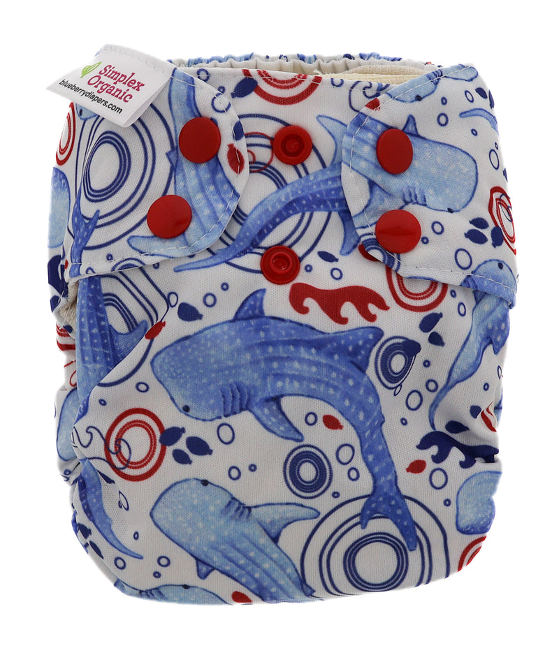 Newborn Simplex in Organic Cotton – Blueberry & Me