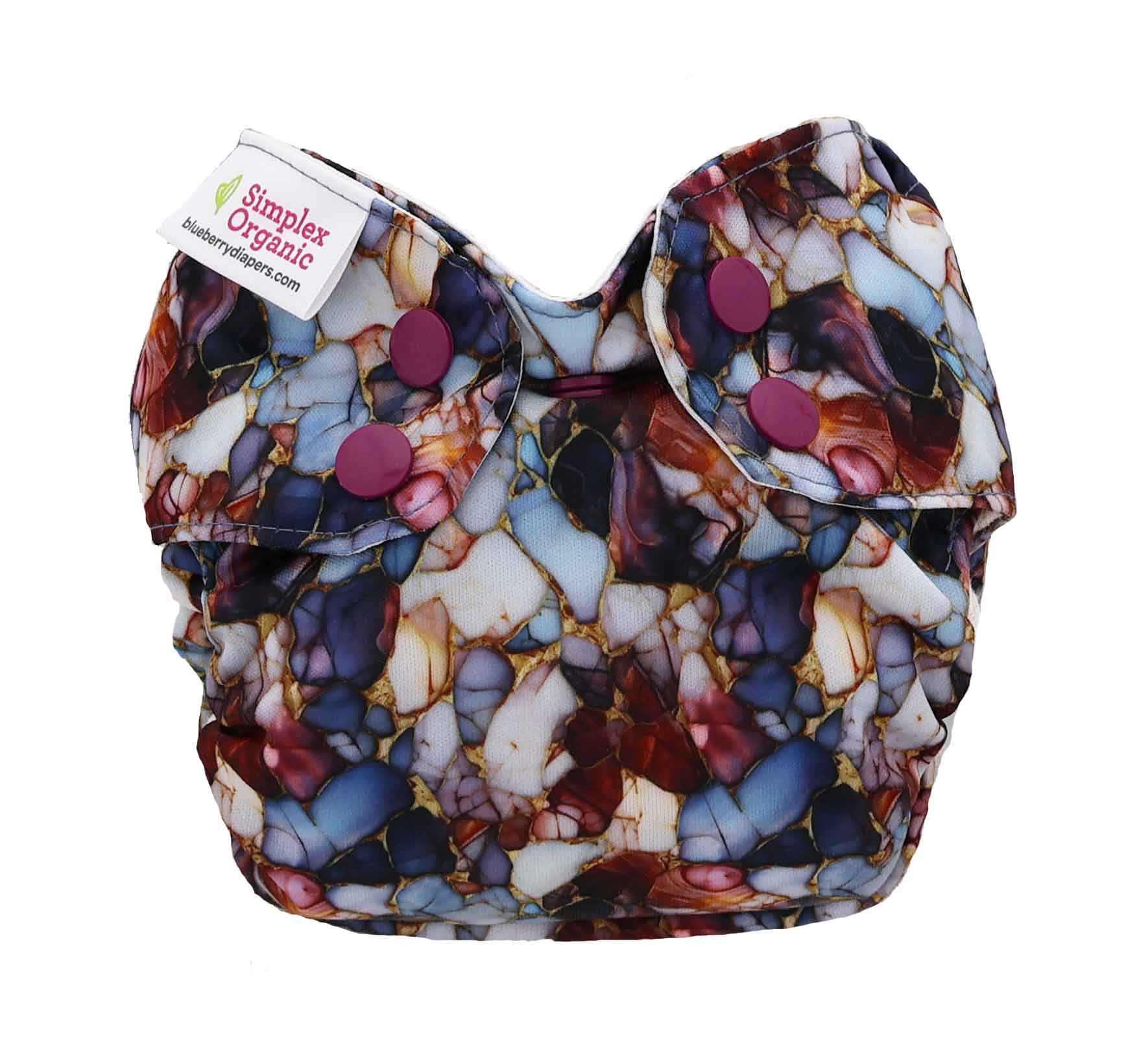 Newborn Simplex in Organic Cotton – Blueberry & Me